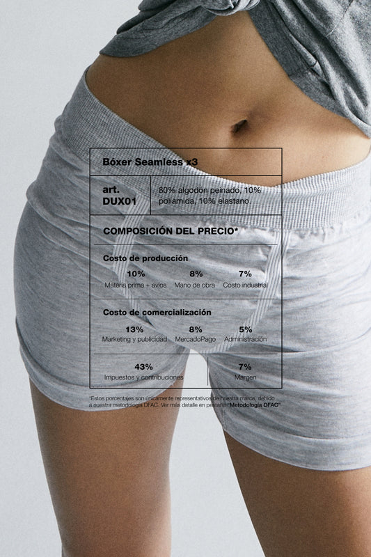 Pack x3 Bóxer Seamless